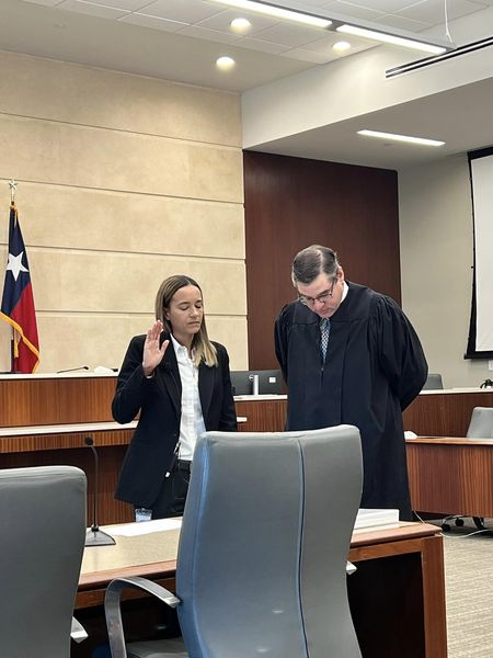 Calvert Takes Office - Hays County Tejano Democrats